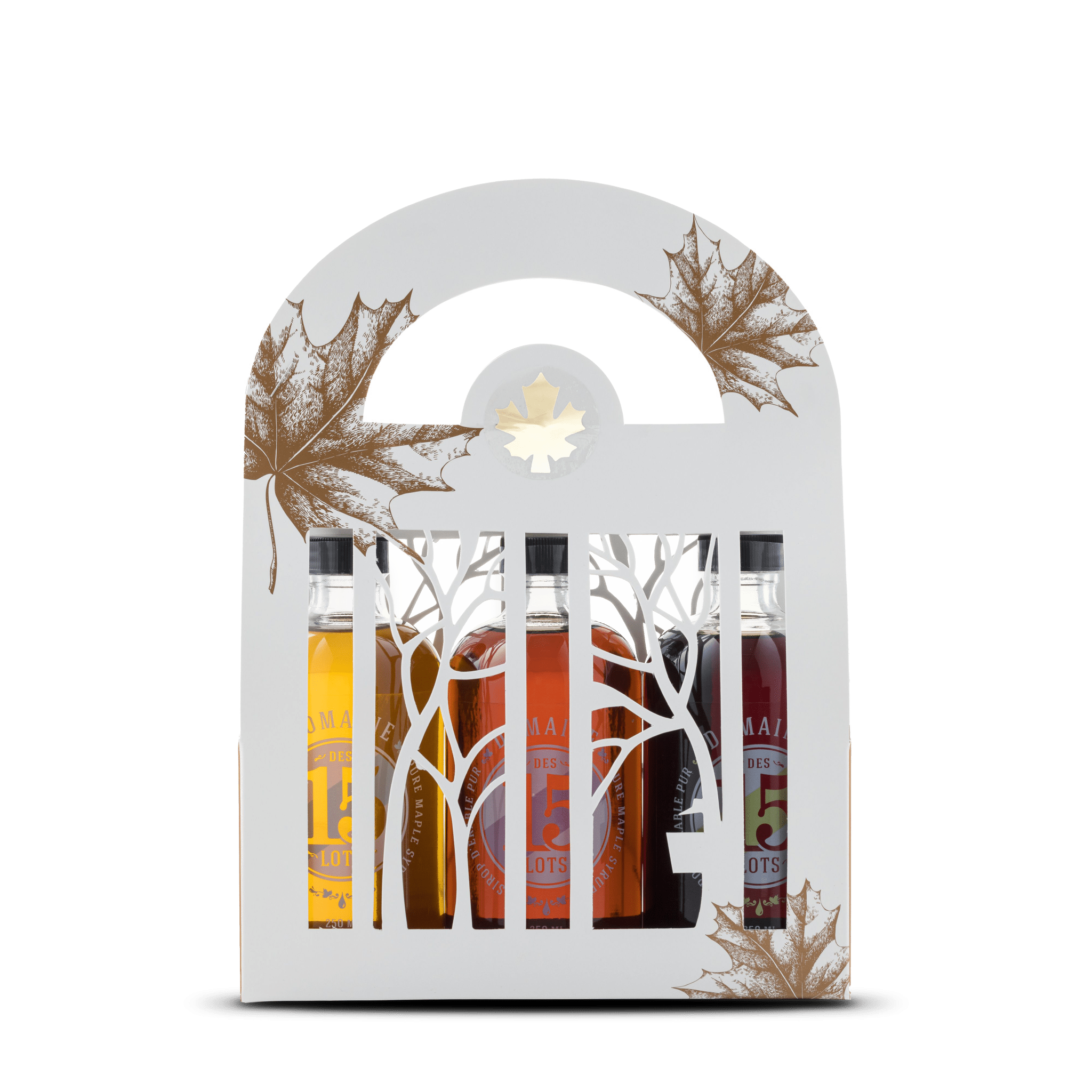 Boîte dégustation de sirops d’érable | Domaine des 15 lots